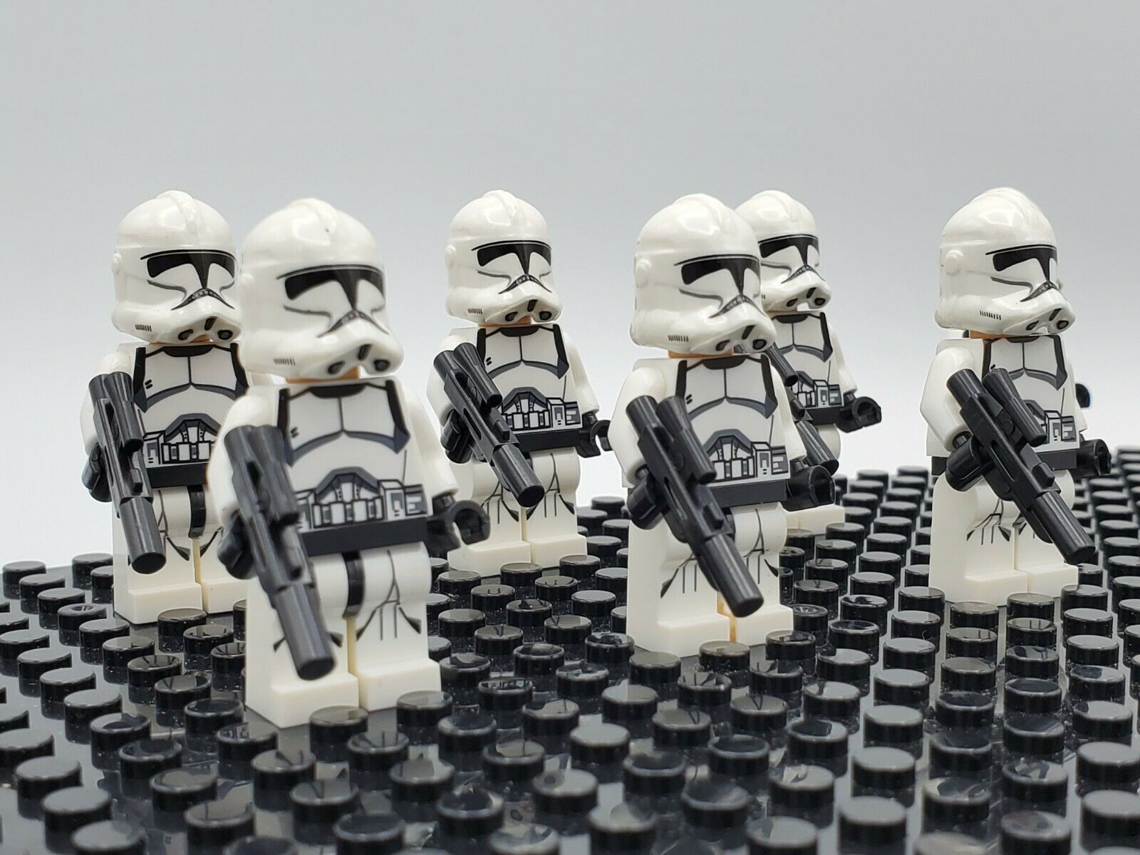 10Pcs/set Star Wars Clone Wars Phase 2 Clone Trooper Custom Minifigures ...