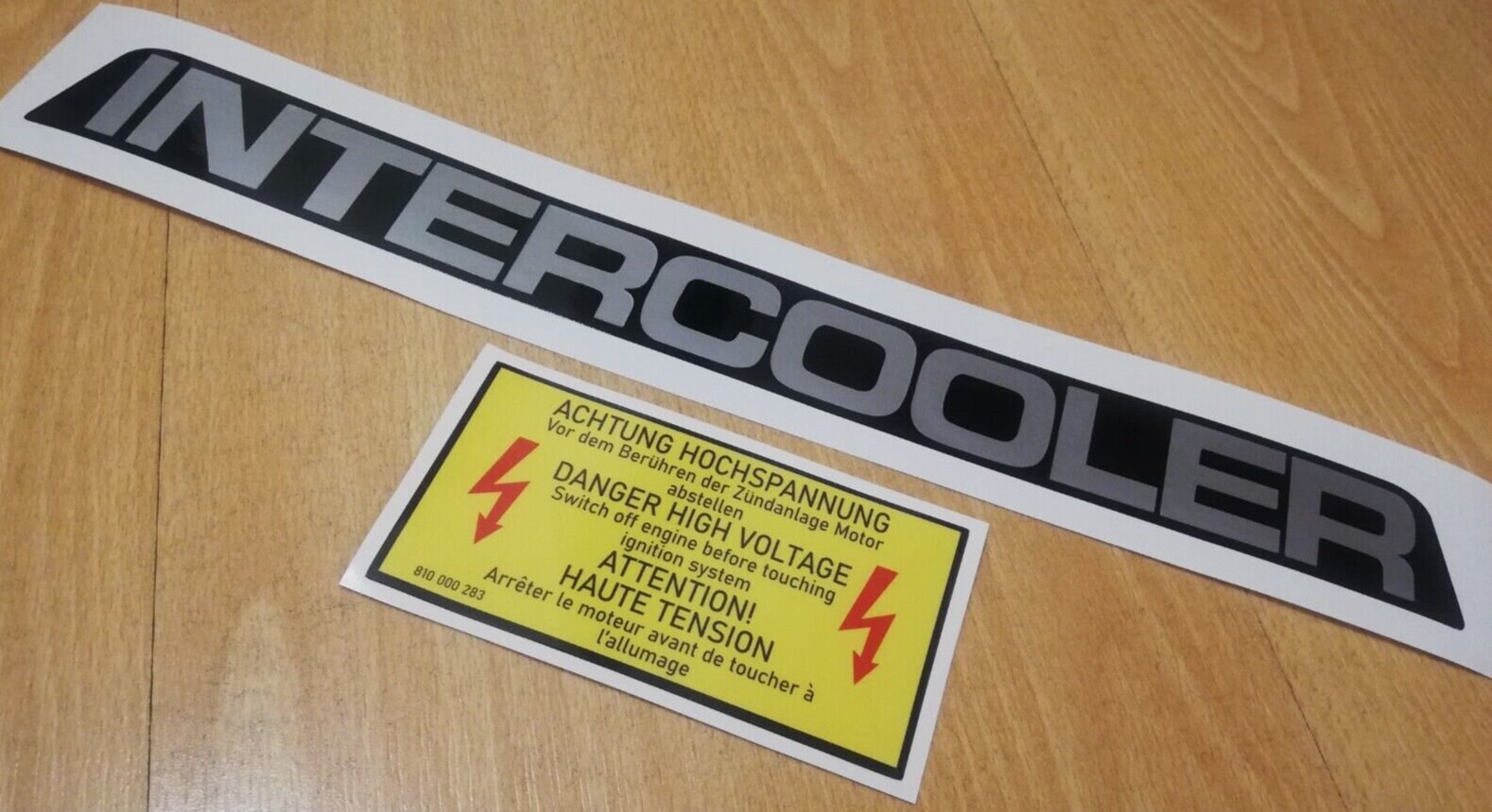 Polo G40 - Intercooler - High Voltage Decal - Fits VW MK3 ...
