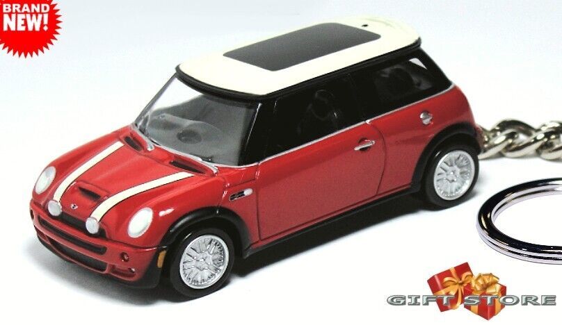 RARE KEYCHAIN RED BLACK BMW NEW MINI COOPER CUSTOM Ltd EDITION GREAT ...