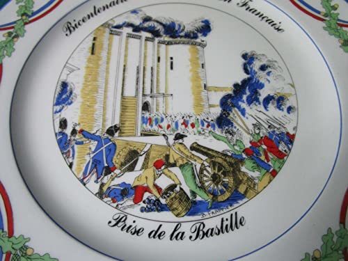 APILCO FRANCE French Revolution Bicentennial Plate NIB PRISE DE LA ...