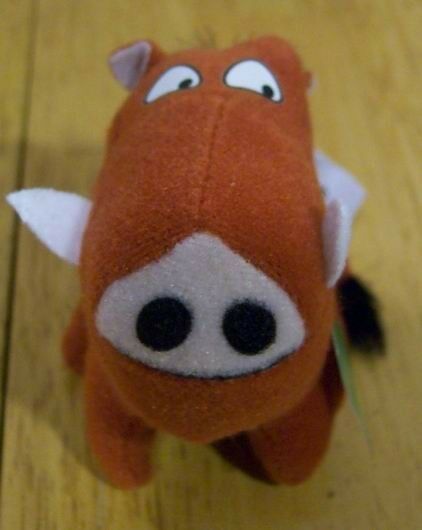 Walt Disney Lion King MINI PUMBAA WARTHOG 3" Plush STUFFED ANIMAL Toy ...
