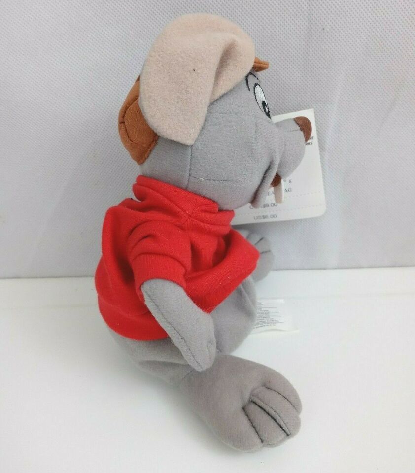 NWT The Disney Store Exclusive The Rescuers Bernard 7" Bean Bag Plush ...