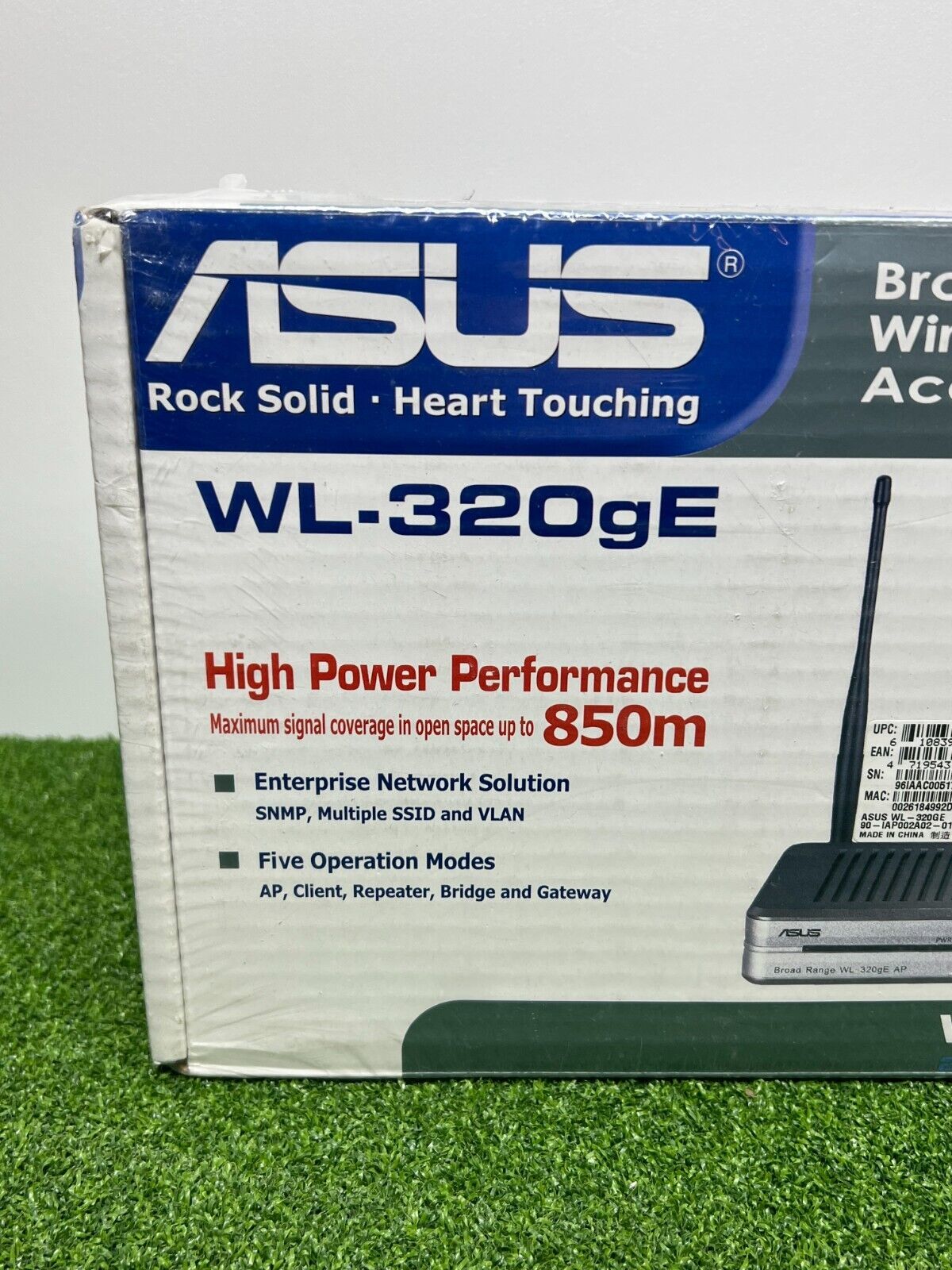 NEW Asus WL-320gE BroadRange Wireless Access Point Bridge Repeater ...