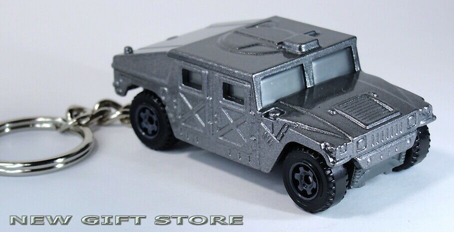 RARE KEY CHAIN GUN GRAY HUMMER H1 HUMVEE BLACK OPS OPERATIONS AM ...