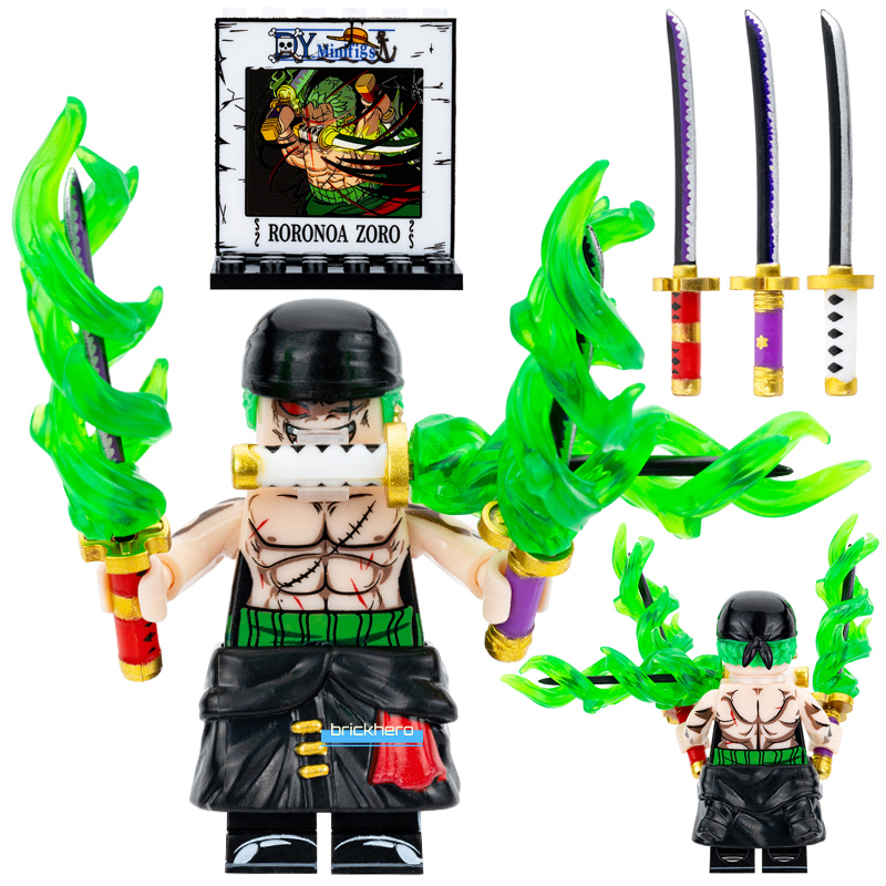 Roronoa Zoro One Piece Lego Compatible and 50 similar items