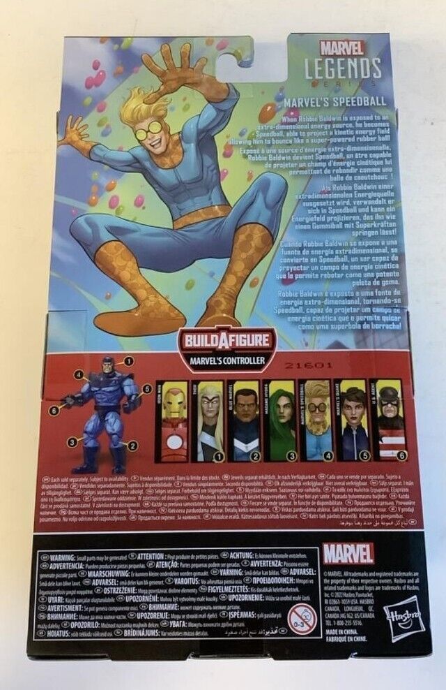 NEW Hasbro F4791 Avengers Comic Marvel Legends 6" SPEEDBALL Action ...