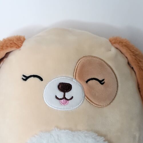 Harrison The Dog Squishmallow 8” inch KellyToy White Fuzzy belly Tan ...