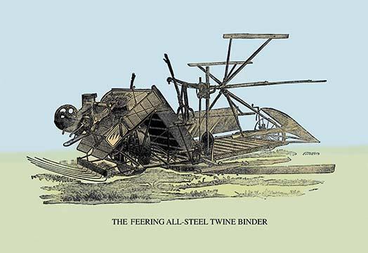 The Feering All-Steel Twine Binder 20 x 30 Poster - Home Décor