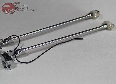 Ivory Top Lighted Fender Guides Custom Truck Hot Rad Rod Clamp On Art ...