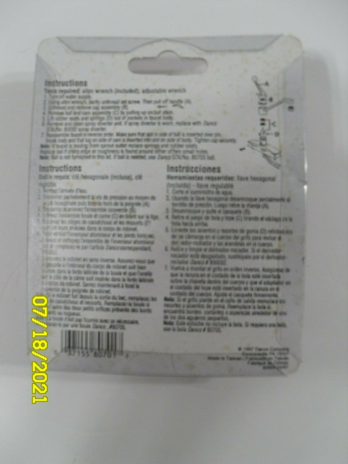 Danco DL-3 Delta Repair Kit Delta Single and 50 similar items