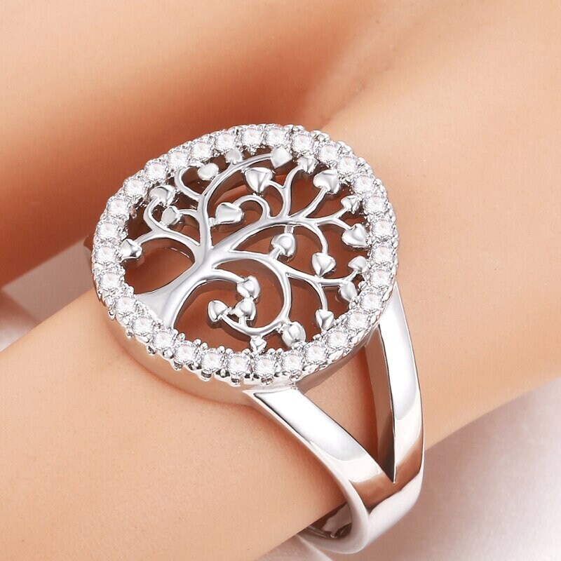 Tree of Life Ring Silver Tree of Life Ring Gold Tree of Life - Jewelry ...