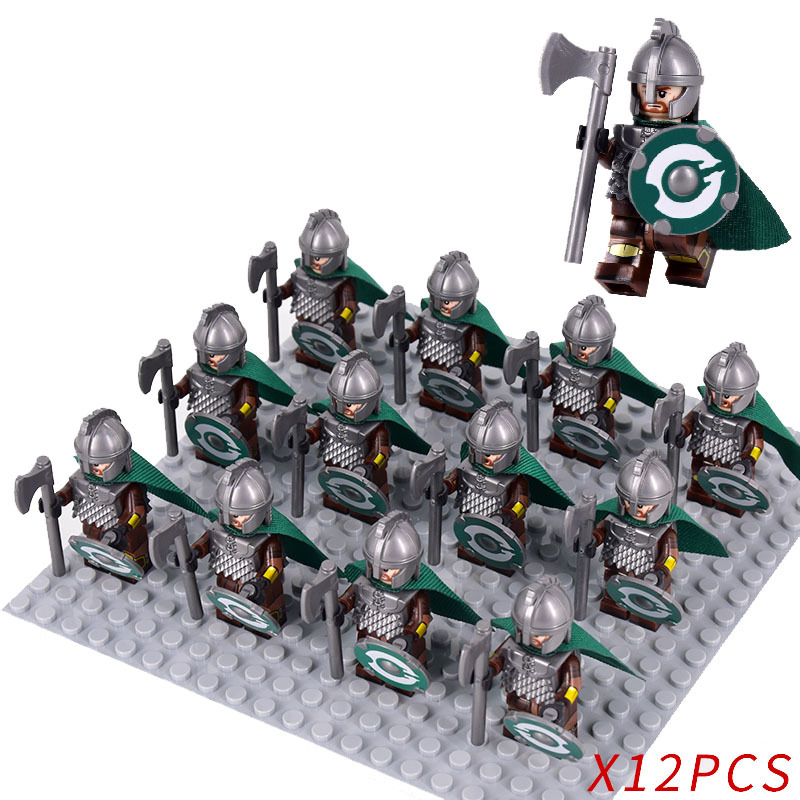 LOTR Rohan Royal Guards Light Axe Army Set 12 Minifigures Lot ...