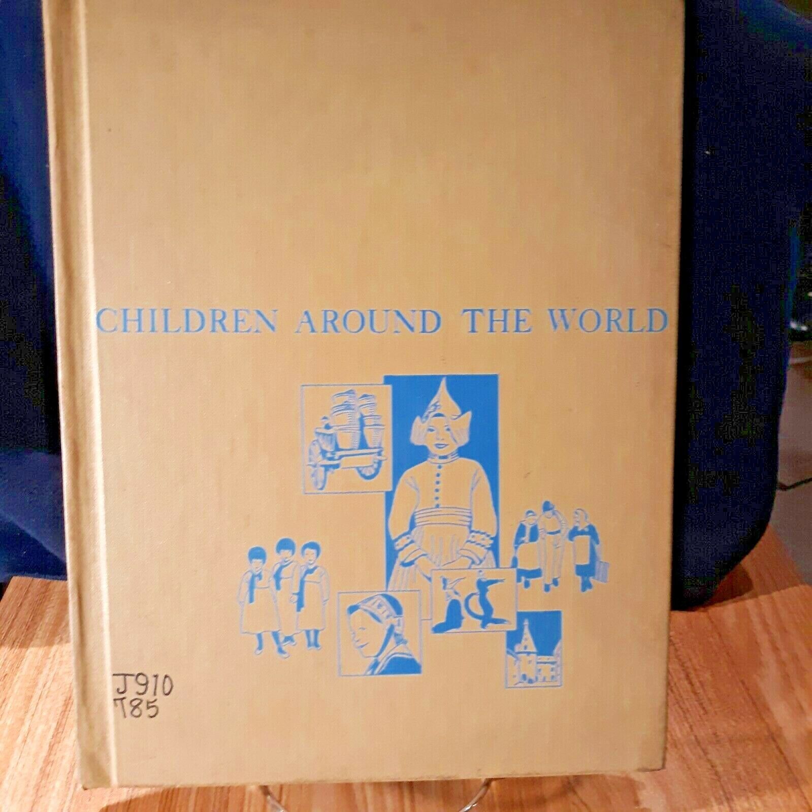 1958 CHILDREN AROUND THE WORLD Miriam Troop Rand McNally Maps ...