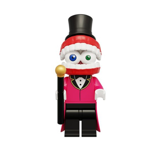 Minifigures Caine The Amazing Digital Circus Cartoon V2 Toys - LEGO (R ...