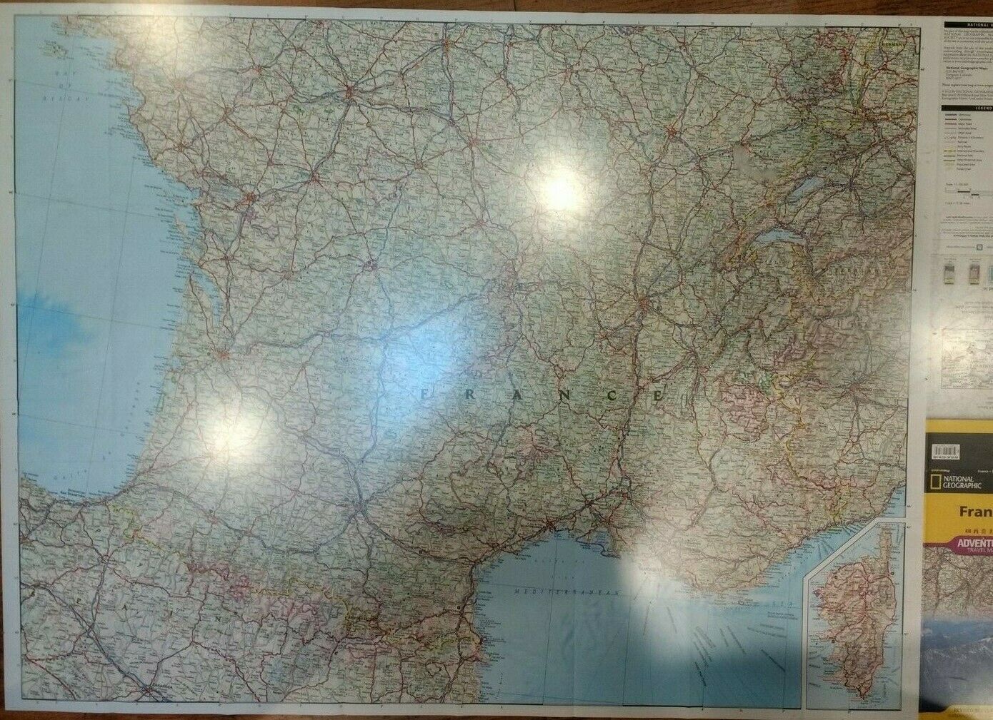 France Laminated Wall Map (K) - Maps & Atlases