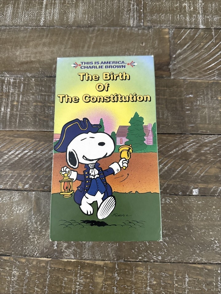 The Birth Of The Constitution Charlie Brown VHS - VHS Tapes