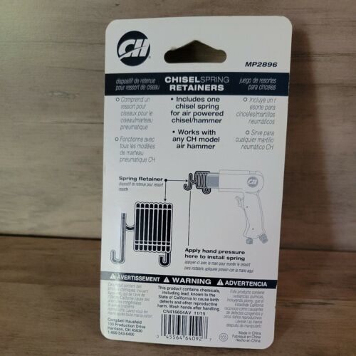 Campbell Hausfeld Air Hammer Chisel Spring Retainer For Air Powered CH ...