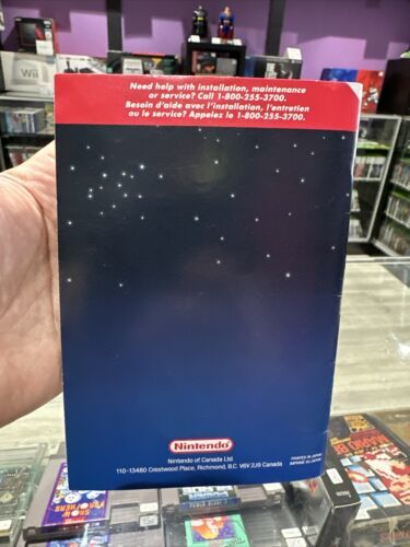 NES Nintendo Control Deck Instruction Booklet Manual System Console ...