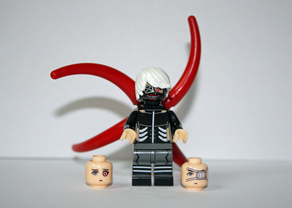 Ken Kaneki Tokyo Ghoul Cartoon Comic Anime Custom Minifigures - LEGO (R ...