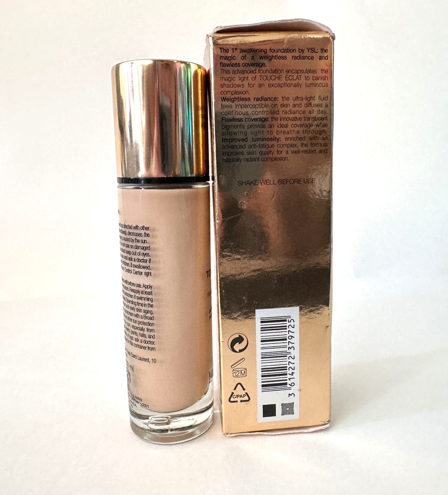 Ysl touche eclat radiance awakening foundation 1oz BR05 Boxred - Foundation