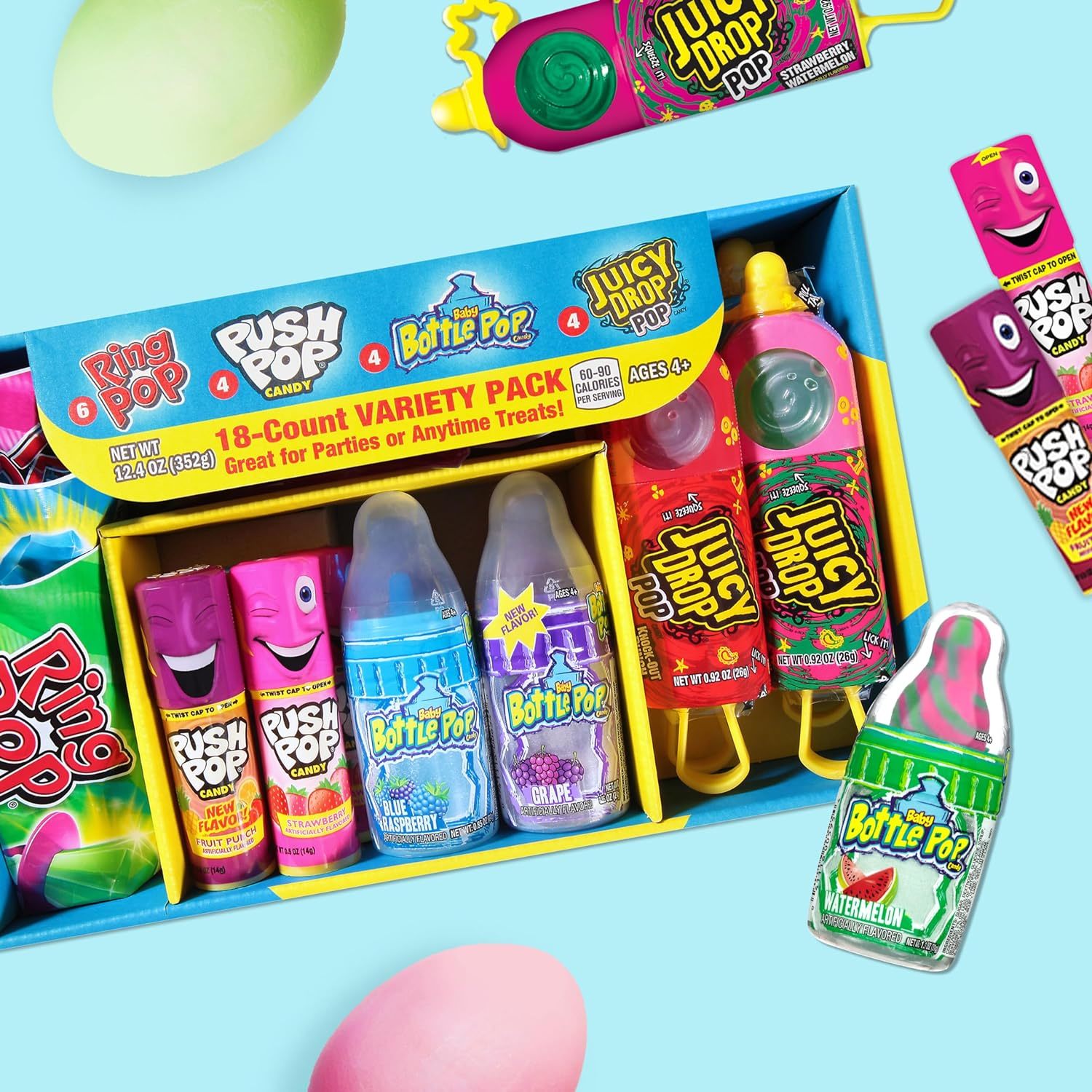 Easter Candy Variety Pack 18 Count Fun Bulk Candy for Kids from Ring ...