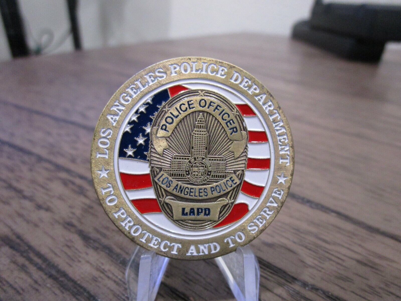 LAPD Los Angeles Police Department Saint Michael Challenge Coin #595M ...