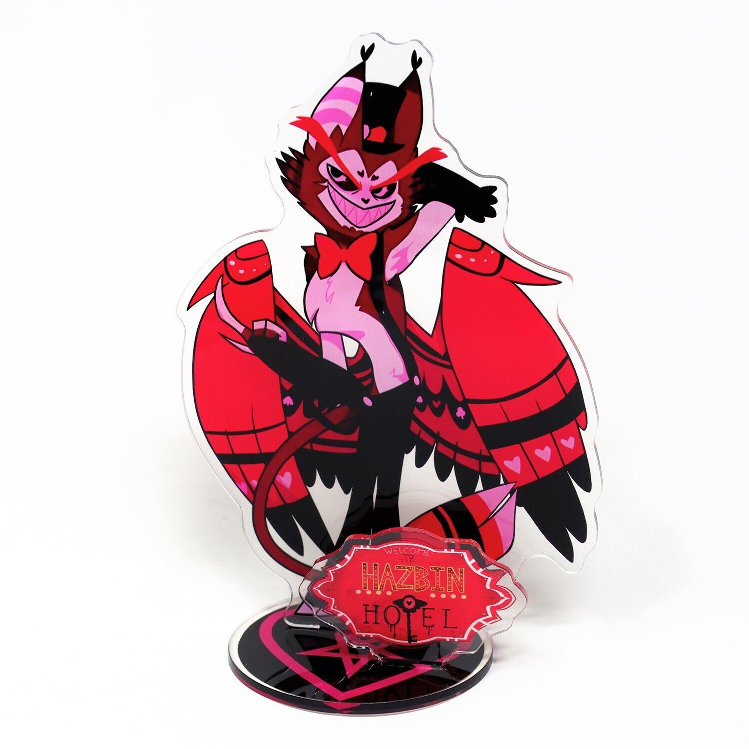 Hazbin Hotel Pin-Up Husk Valentine 6" Acrylic Stand Standee Figure ...