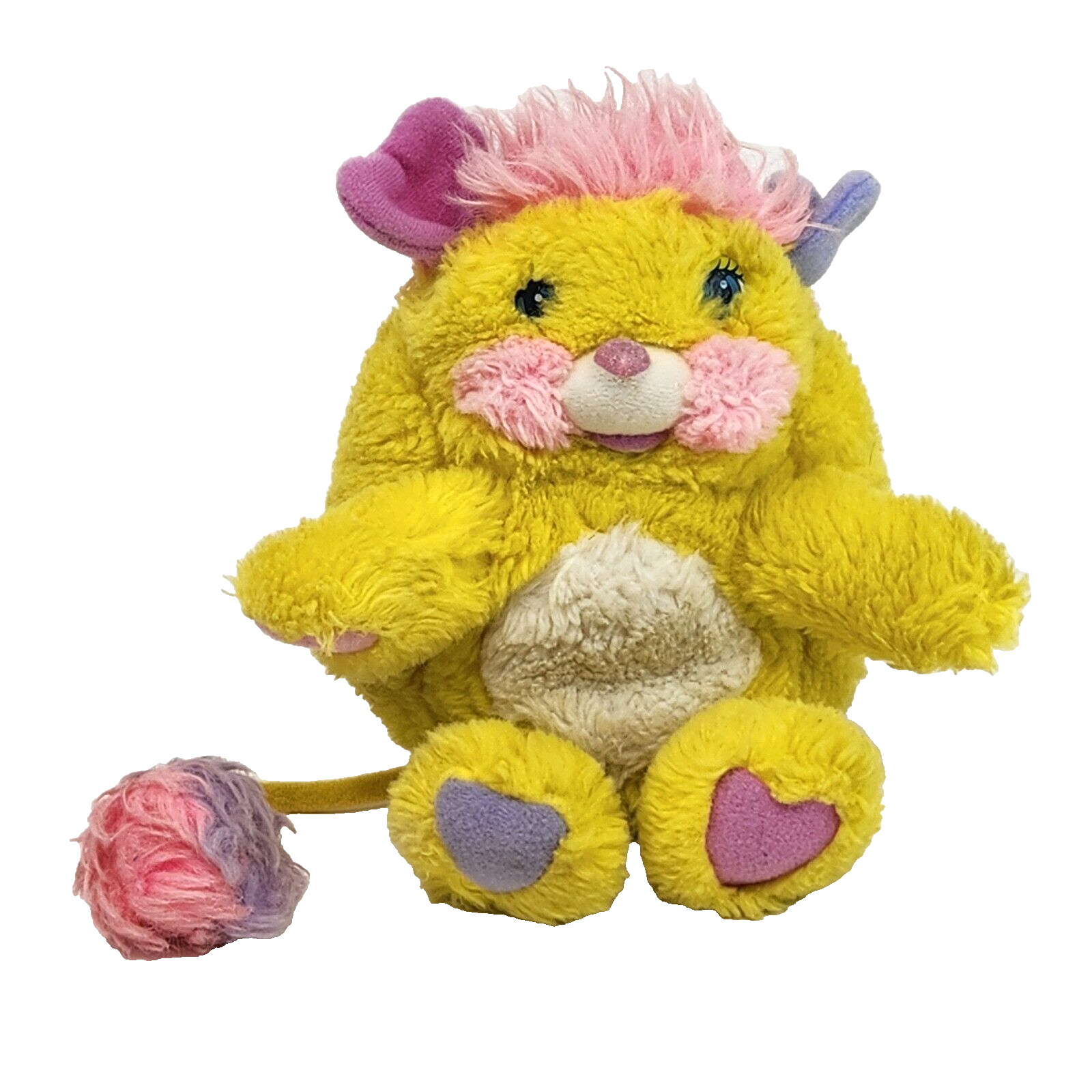 8" VINTAGE 1985 YELLOW POTATO CHIP POPPLES STUFFED ANIMAL PLUSH TOY ...
