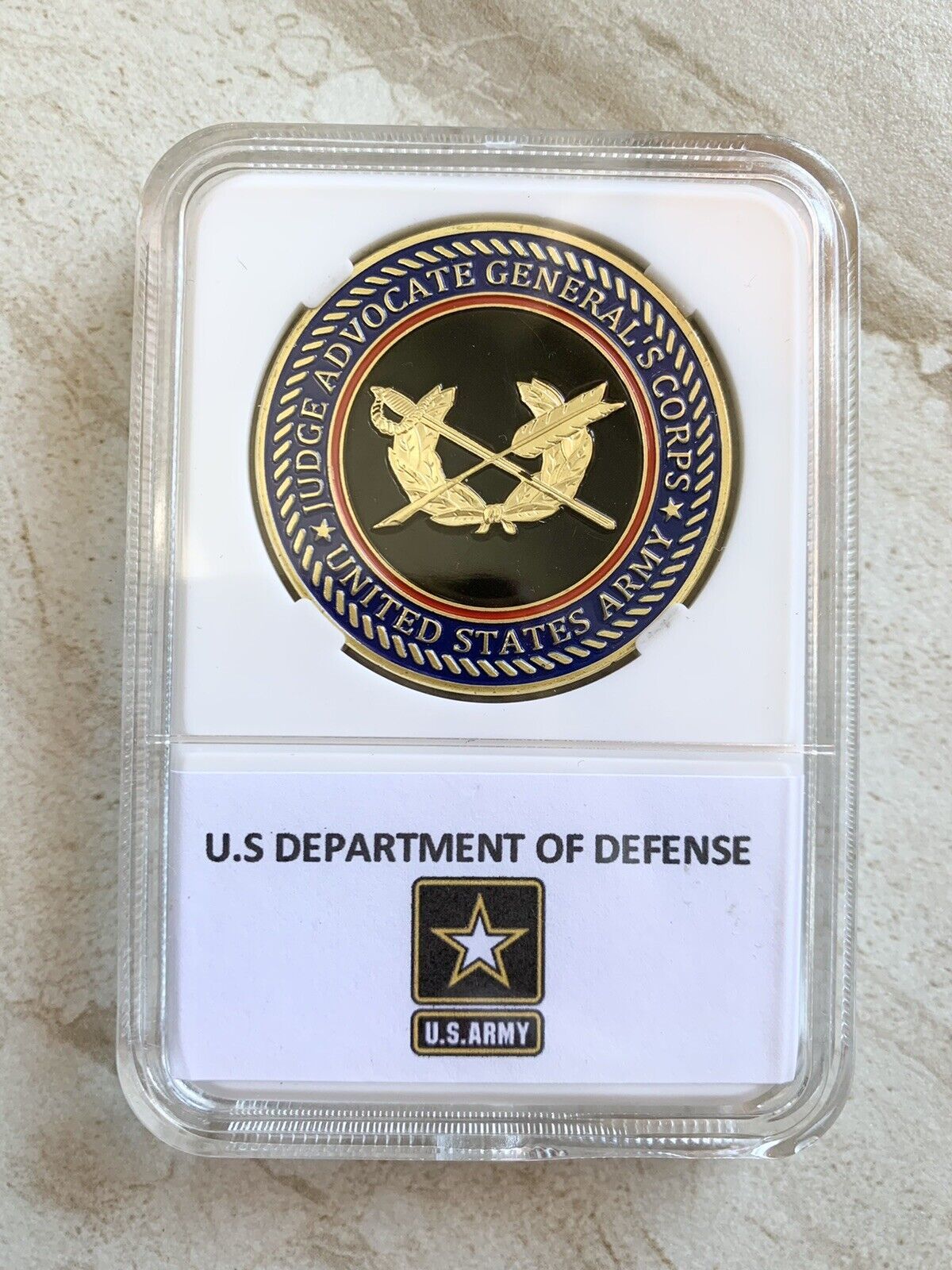 US ARMY (JAG) JUDGE ADVOCATE GENERAL'S CORPS Challenge Coin - Current ...