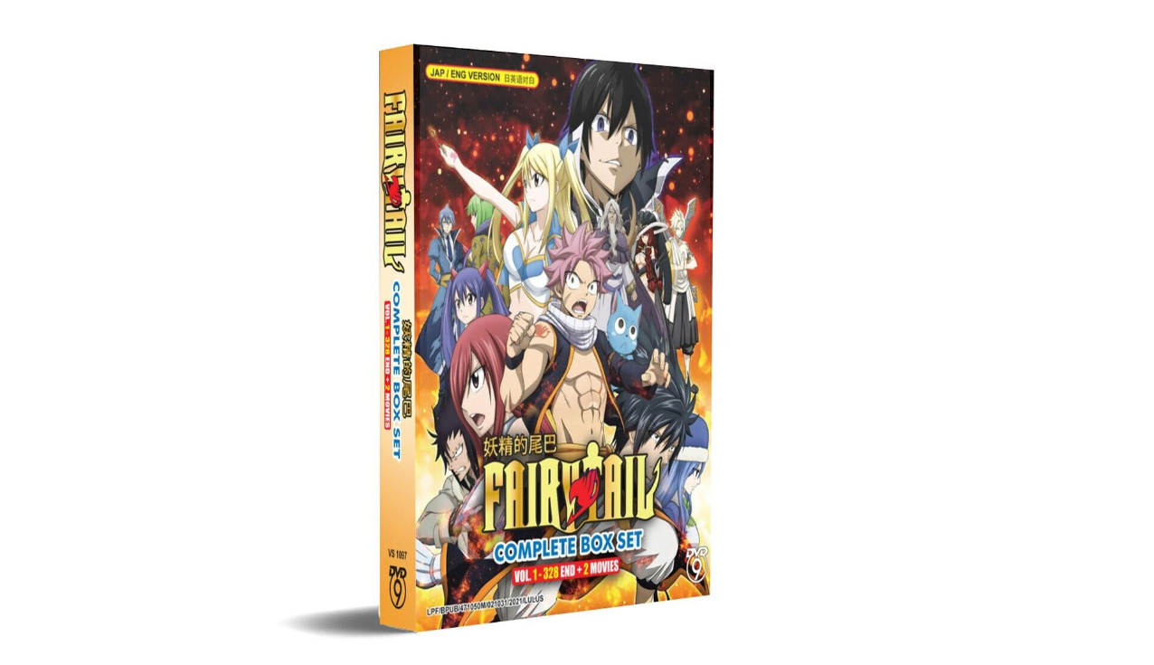Fairy Tail Complete Box Set Vol.1-328 END Anime DVD [English Dub ...