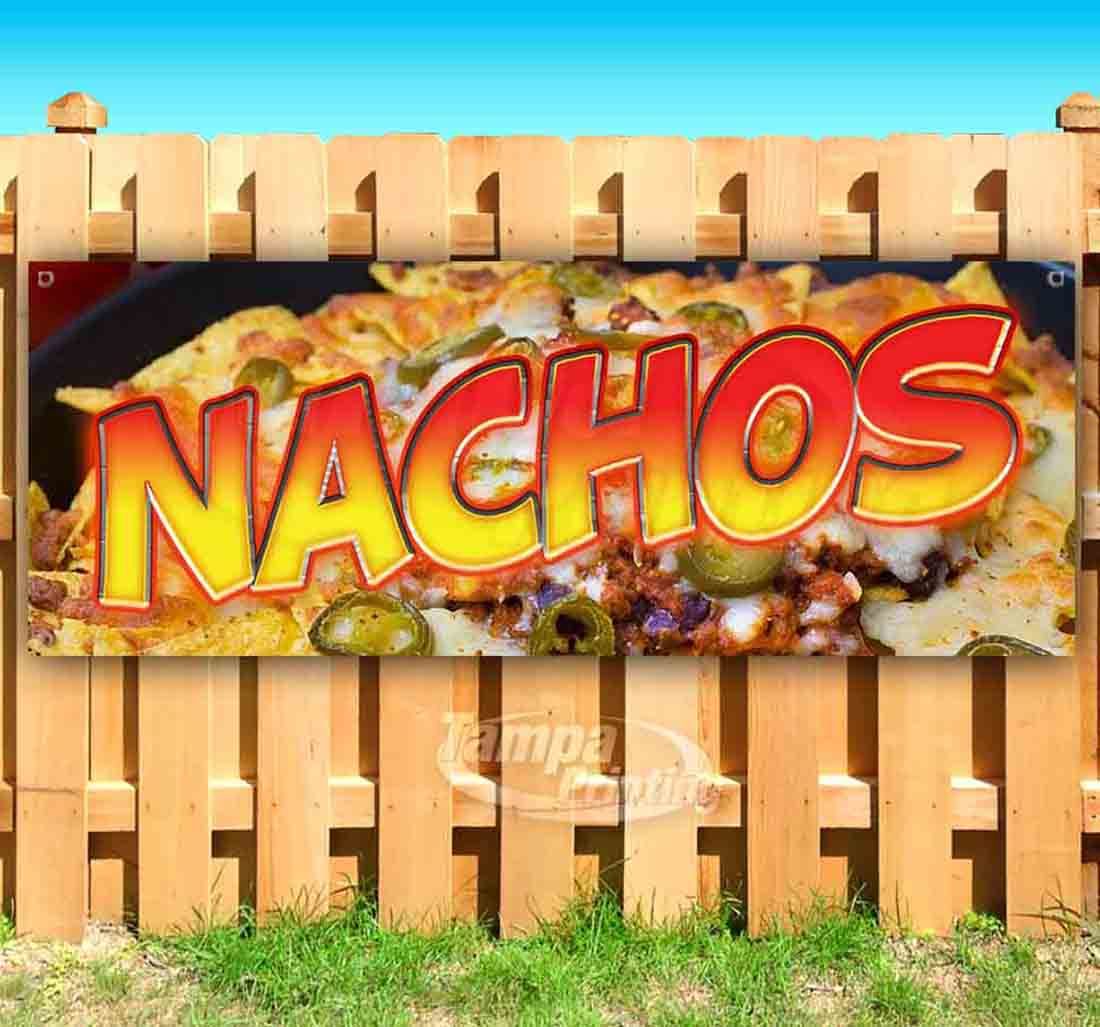 NACHOS CLEARANCE BANNER Advertising Vinyl Flag Sign Many Sizes FOOD ...