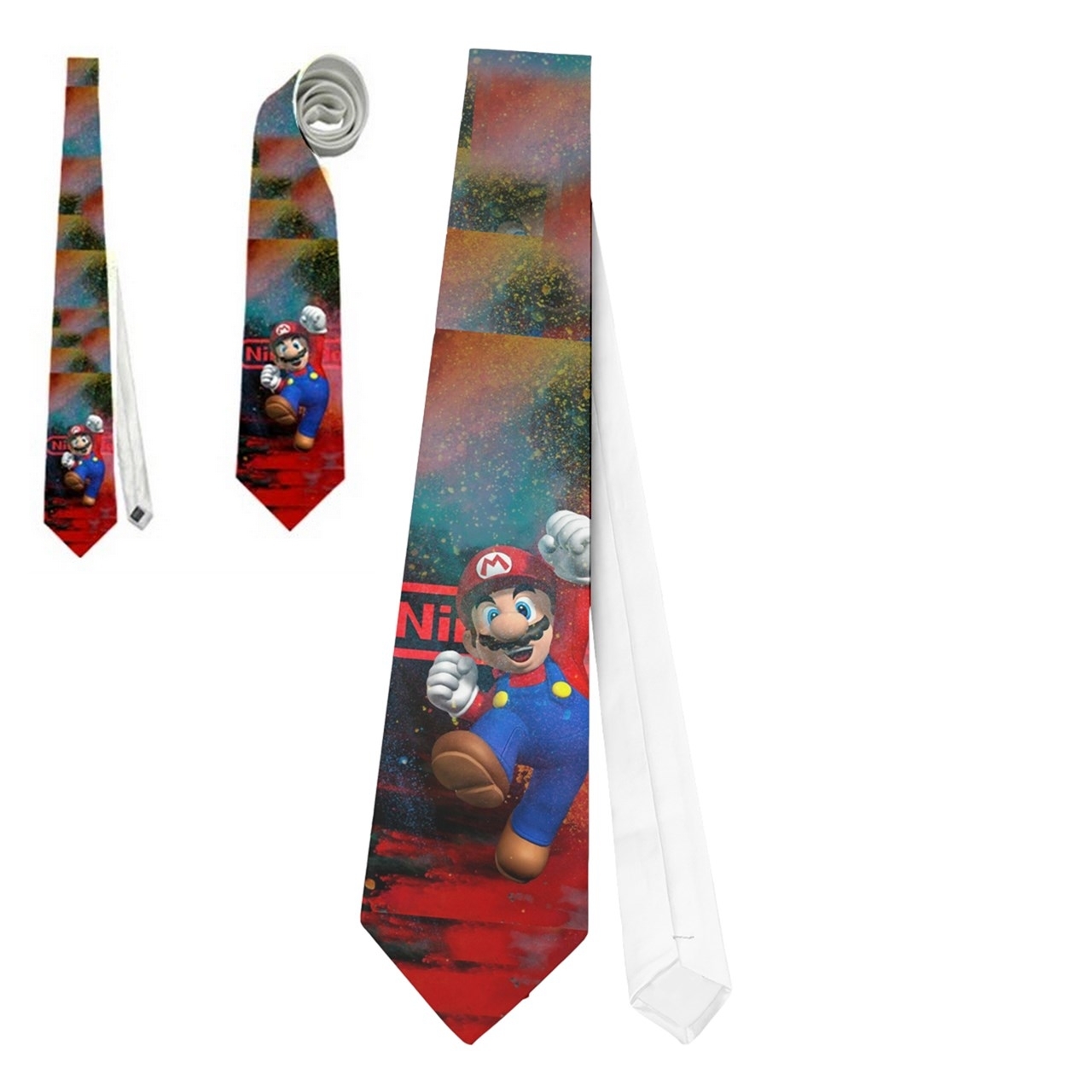 Necktie Mario Luigi Yoshi DK Donkey Kong Peach Toad Goomba Boo Cosplay ...