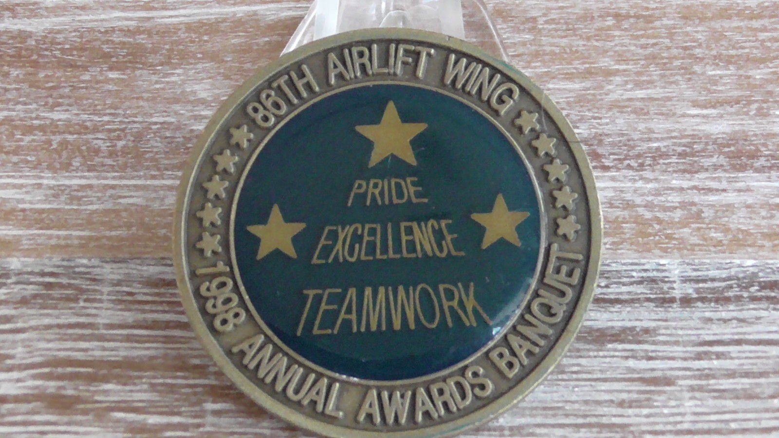 USAF 86th Airlift Wing 86th AW 1998 Annual Awards Banquet Challenge ...