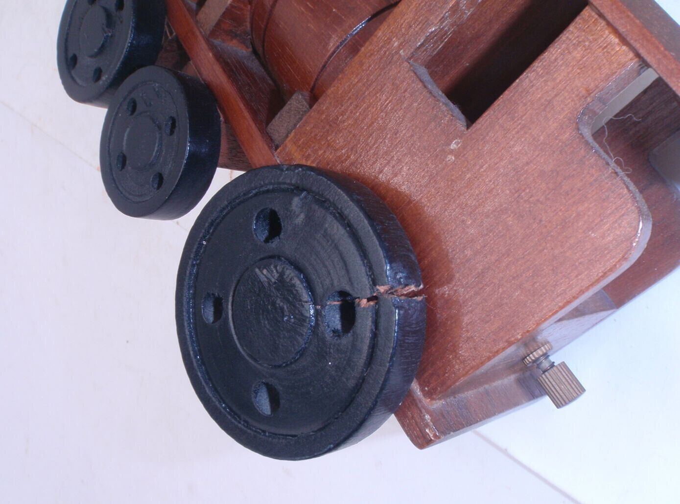 George Good Corporation Wood Train Engine Music Box - Transportation