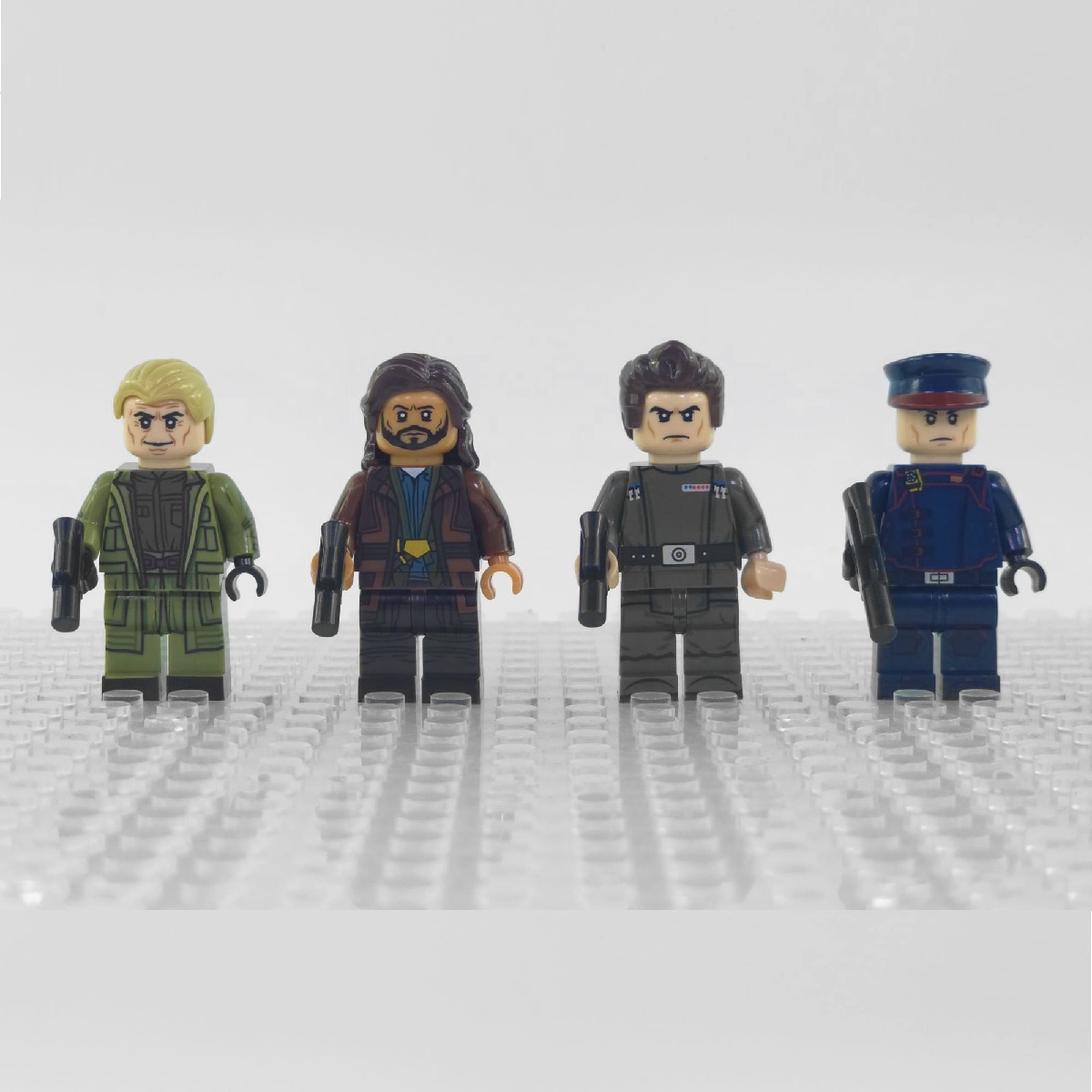 4pcs Star Wars Andor Syril Karn Luthen Rael Leipa Minifigures Building ...