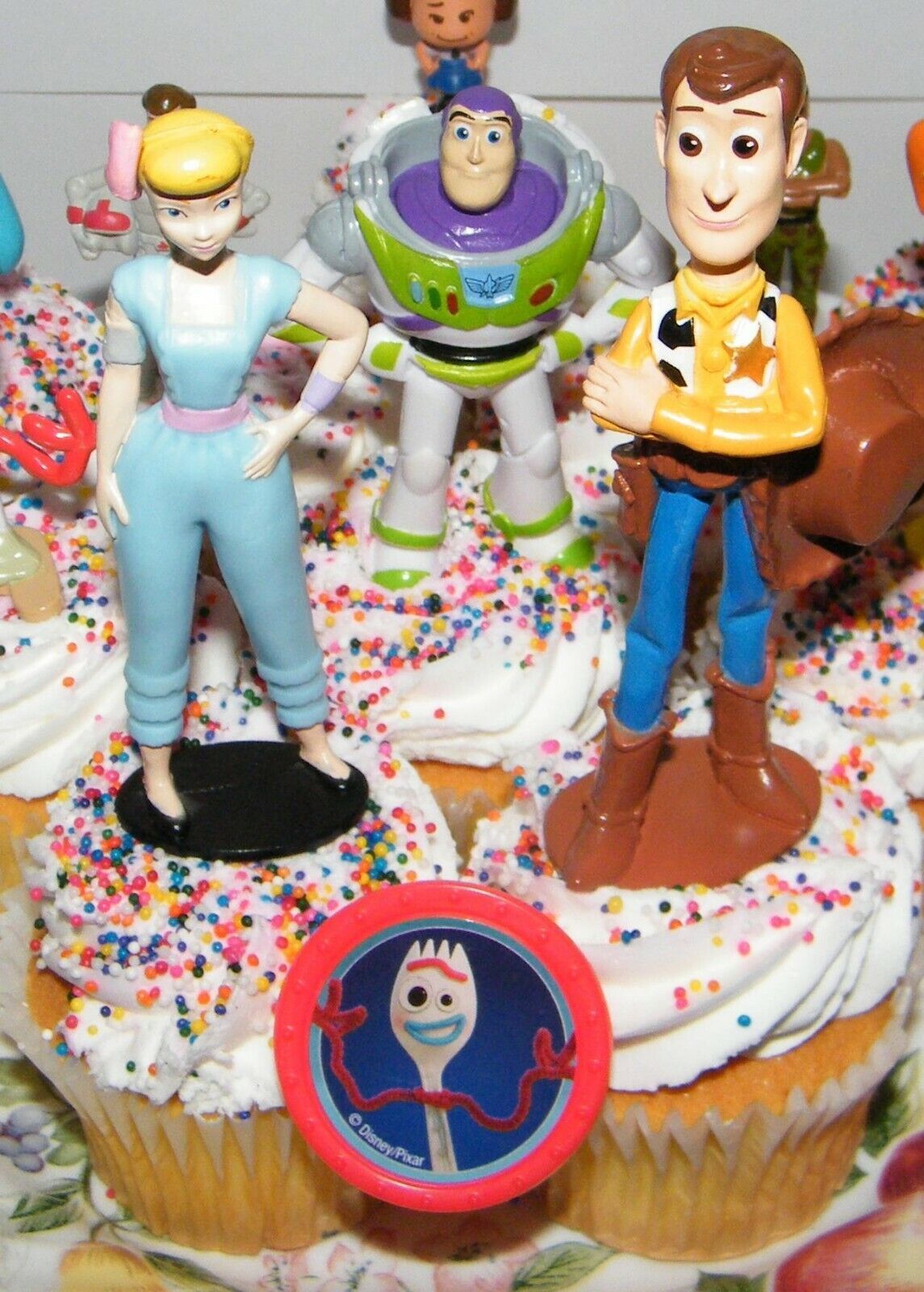 Disney Toy Story 4 Movie Cake Toppers 10 Old and All New Characters ...