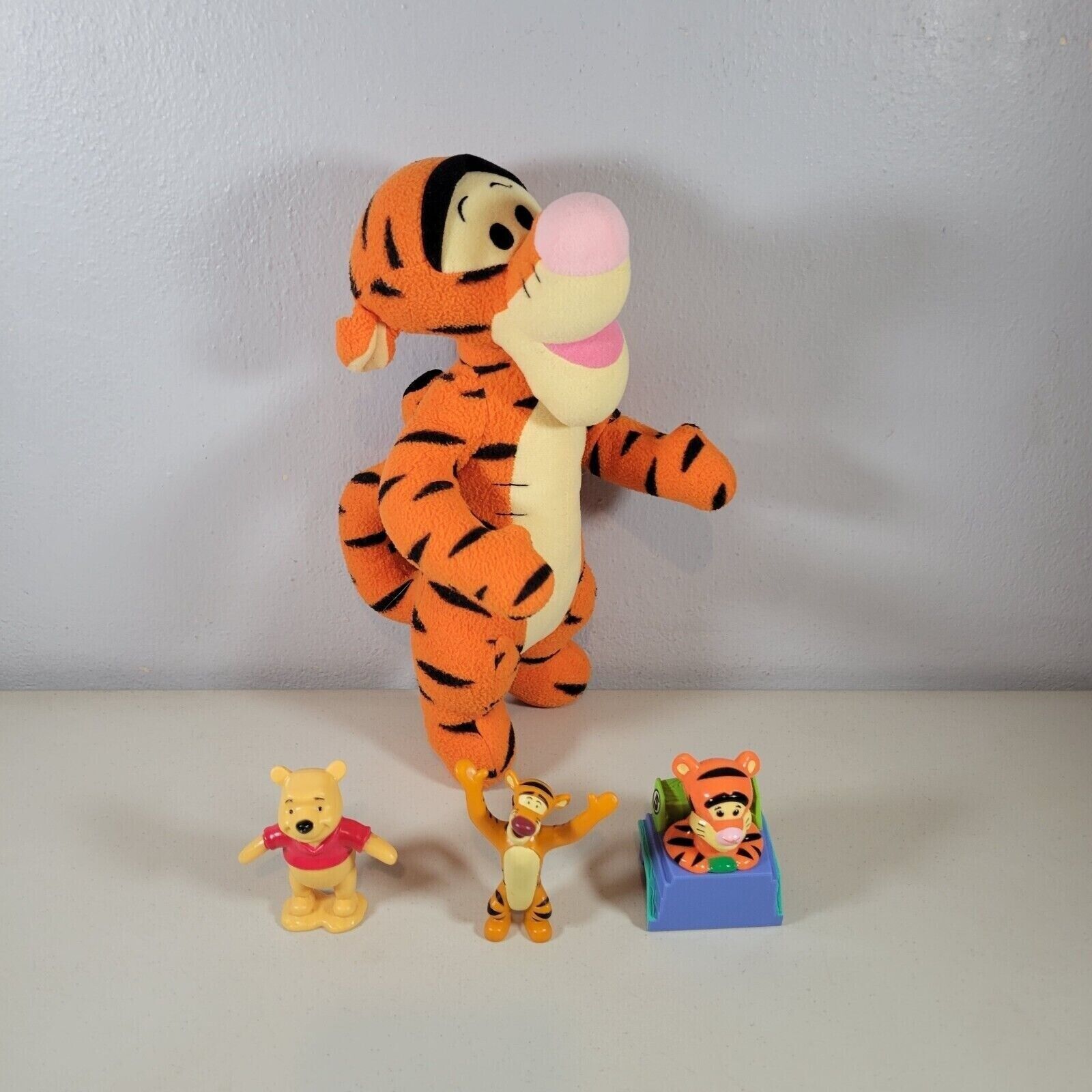 Winnie The Pooh Tigger The Tiger Lot Plush Rattle 12" Pooh and Tigger ...