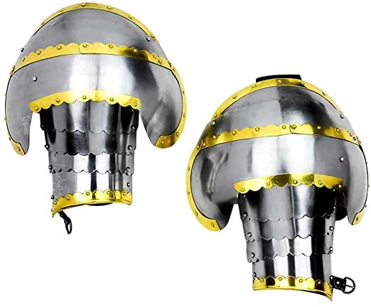 NauticalMart Medieval Polish Winged Hussar Pauldrons Set - 18 Gauge ...