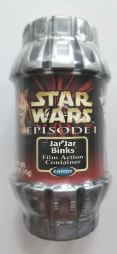 Star Wars Episode 1 Jar Jar Binks Film Action Container Wonka Tart n ...