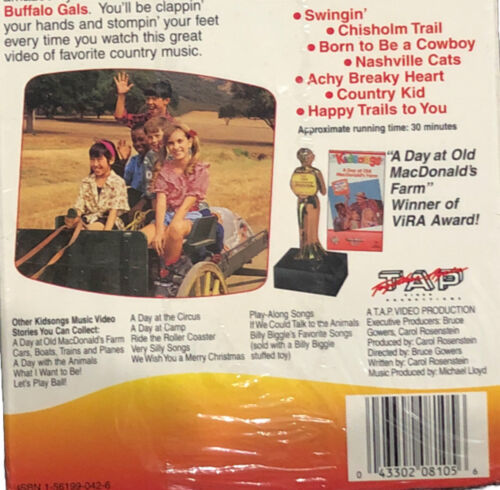 Kidsongs Country Sing Along Vhs 1994-Warner and 50 similar items
