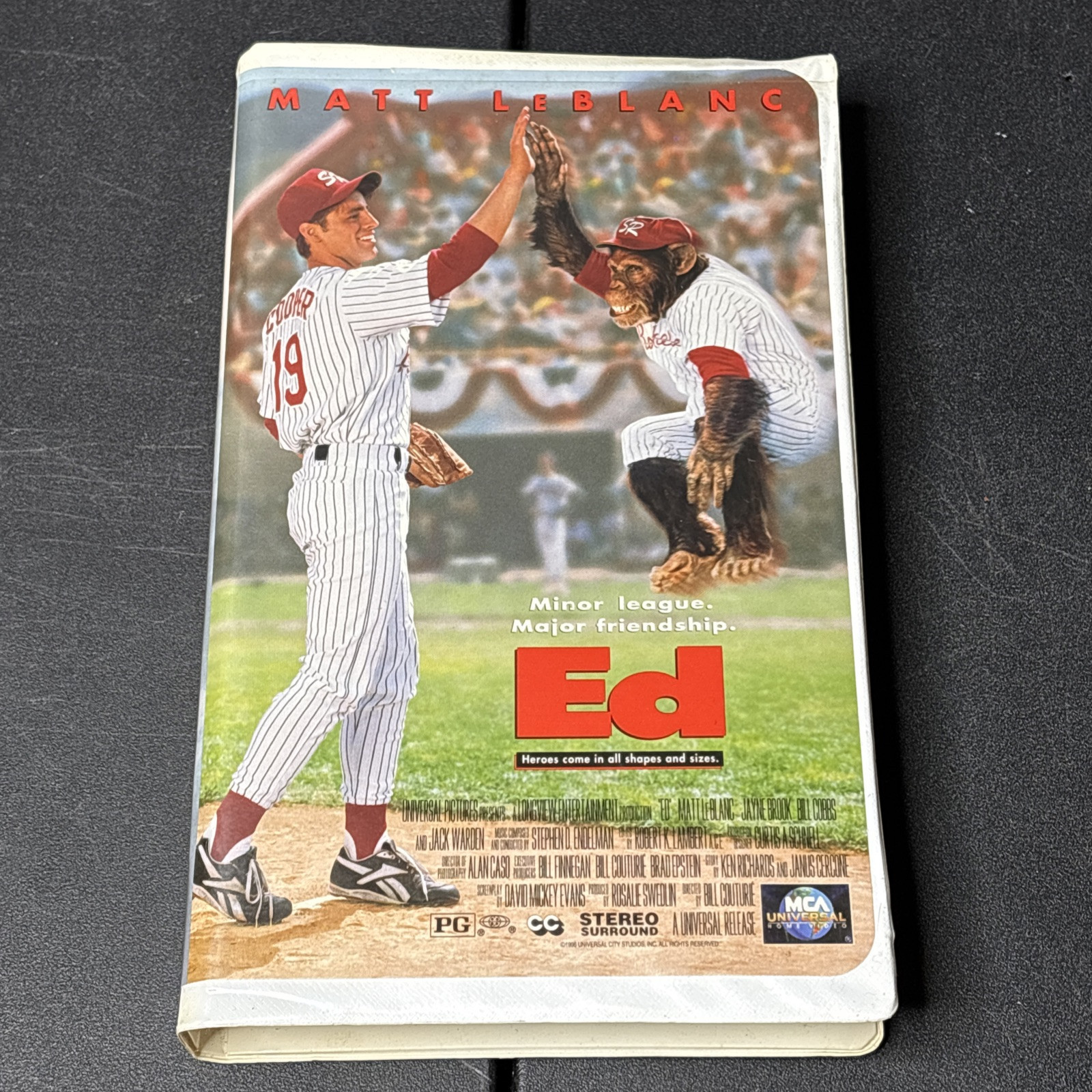 Ed VHS 1996 Movie Clamshell Matt LeBlanc Clamshell Video Tape Movie ...