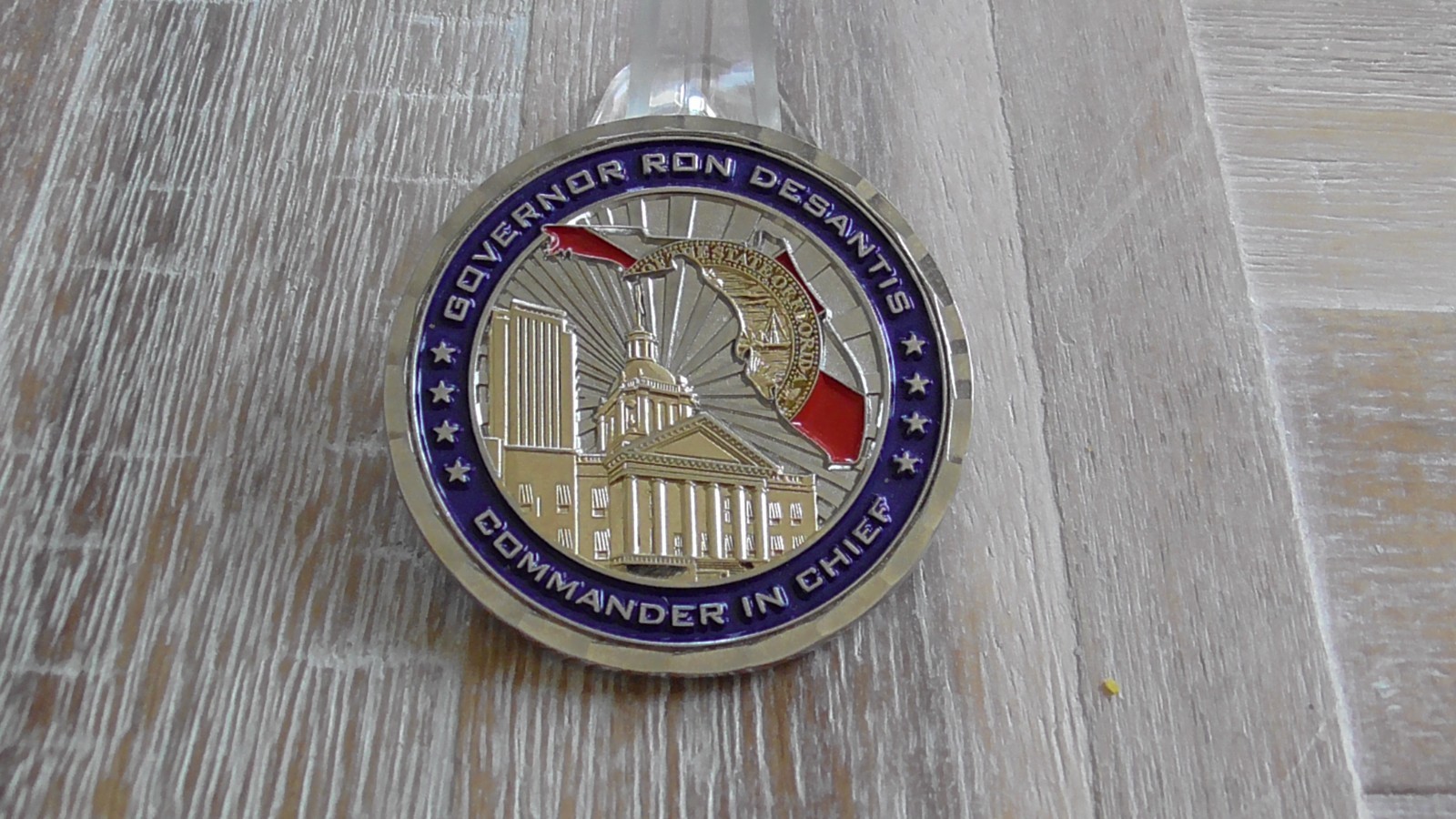 Florida Governor Ron Desantis Commander in Chief Challenge Coin #D210 ...