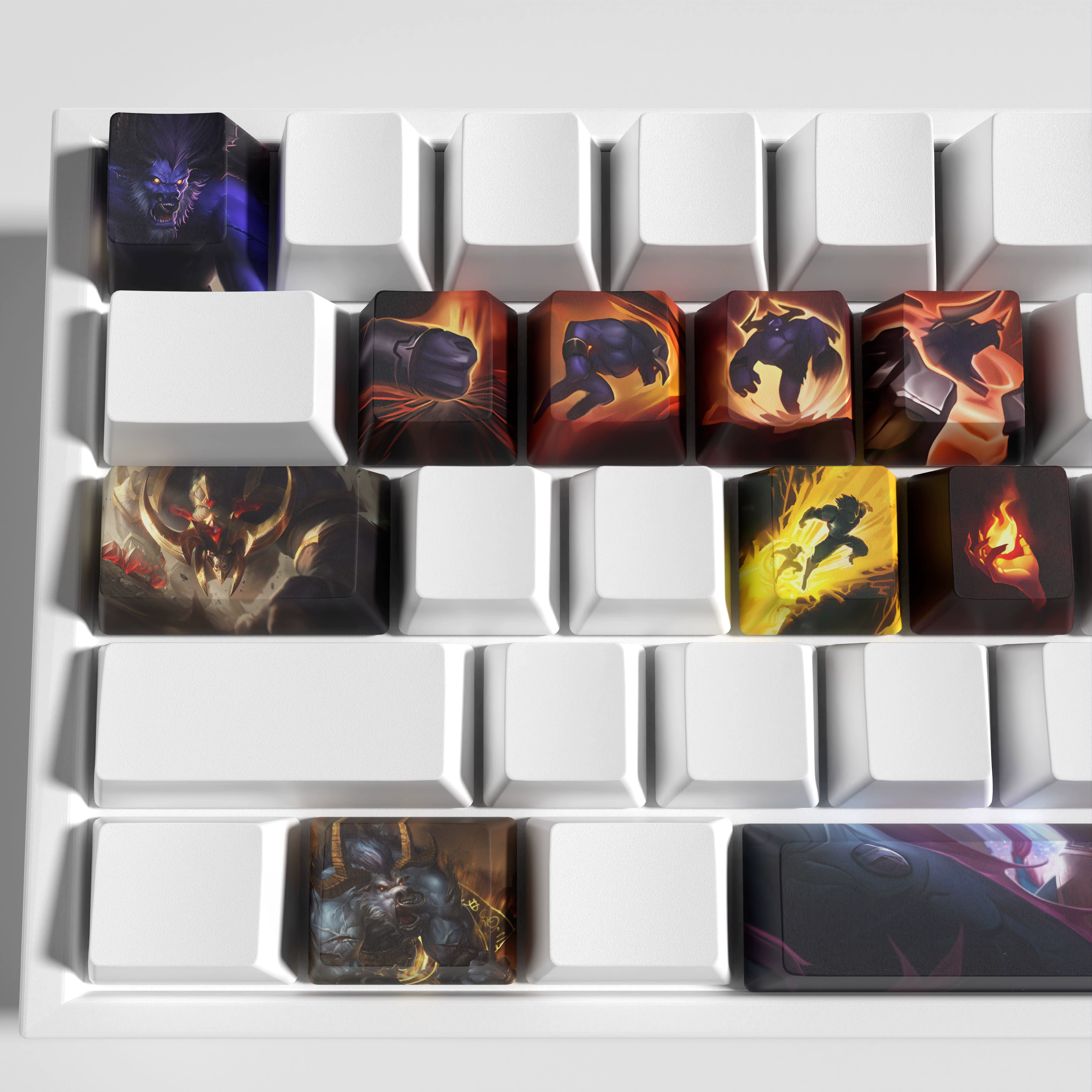 League of Legends Themed Keycaps Alistar PBT heat-sublimation keycaps ...