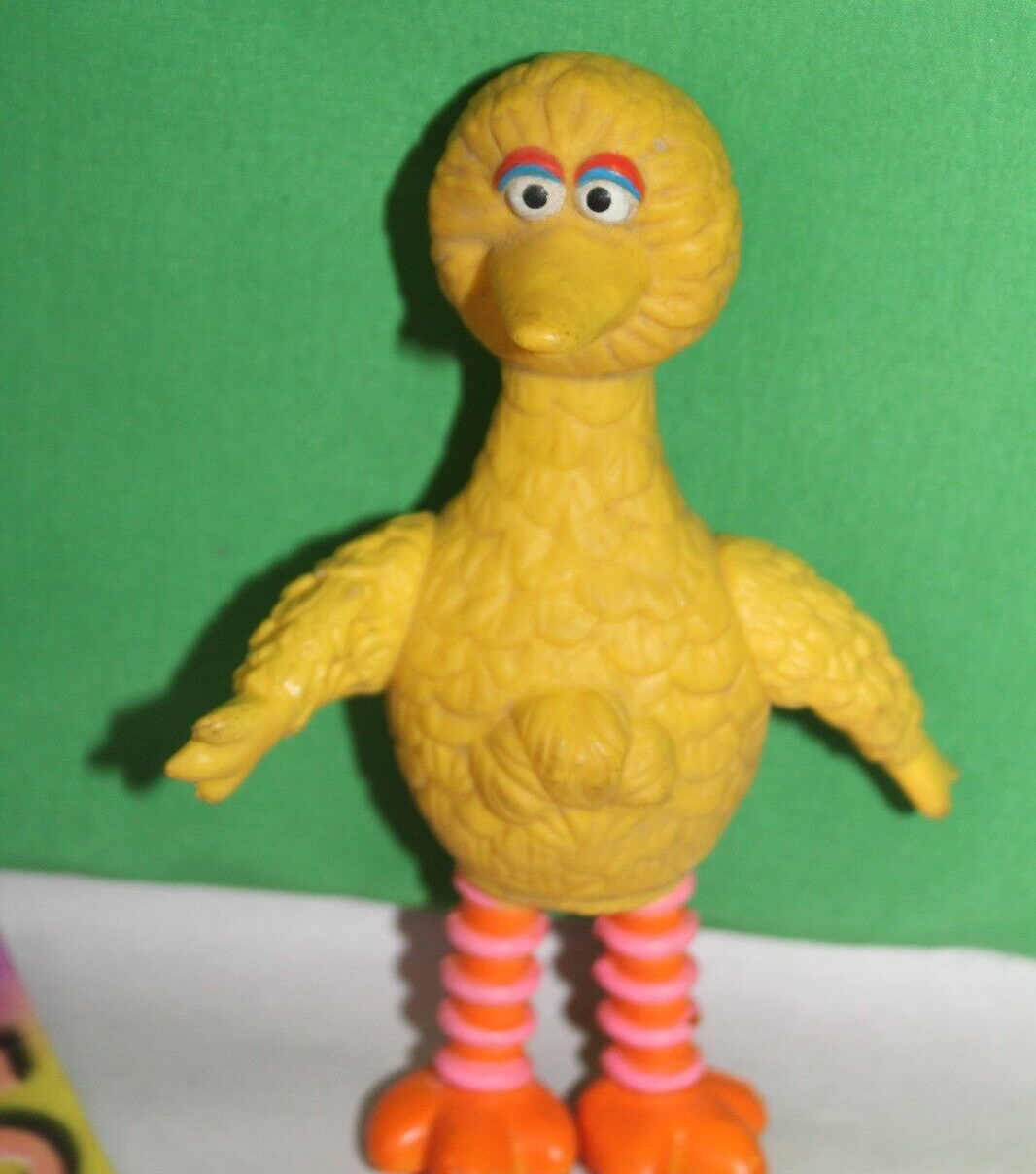 Sesame Street Big Bird Muppet Tara Toys 1985 Vintage CTW Poseable ...