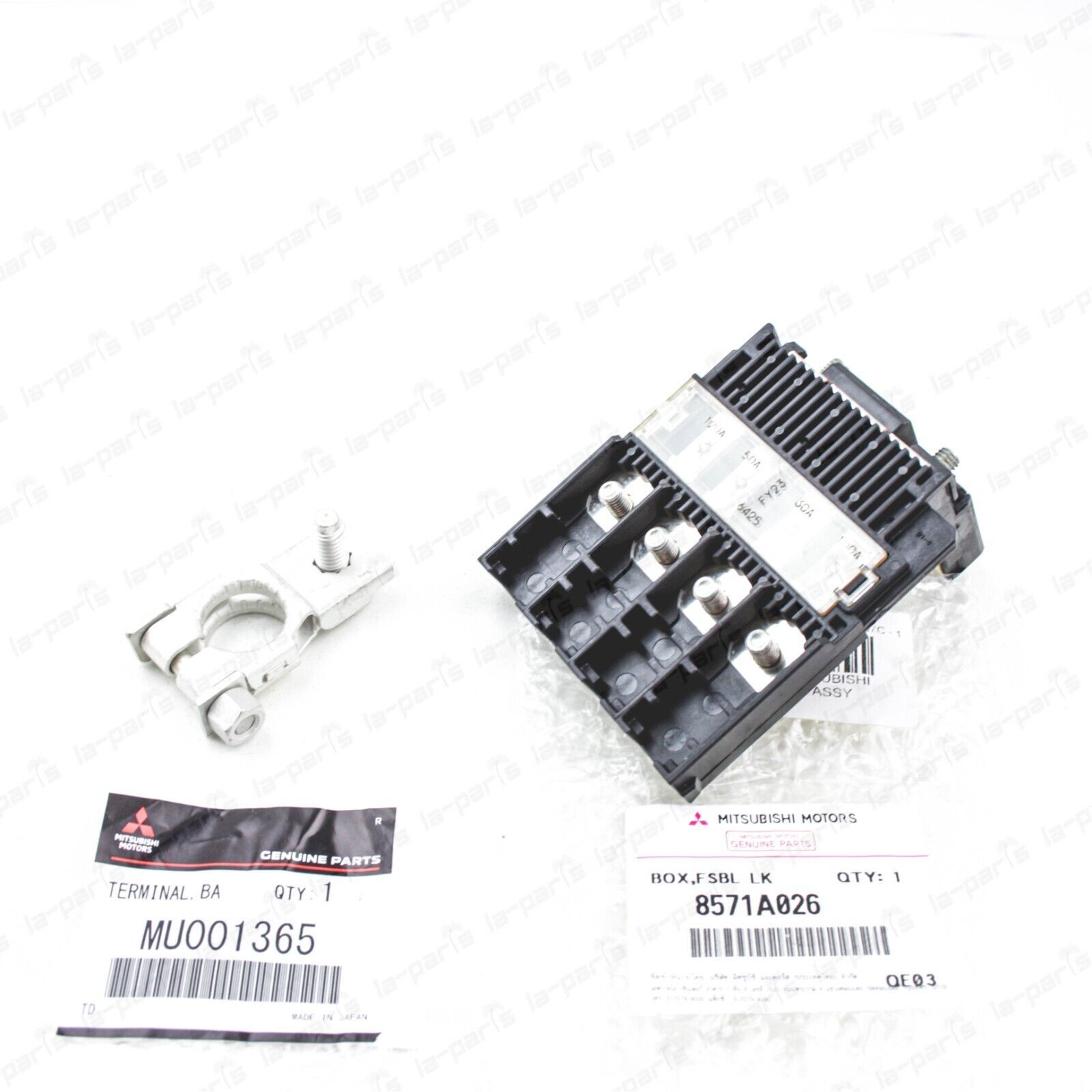 New Genuine Mitsubishi Box Fuse 8571A026 w (+) Battery Terminal SET ...