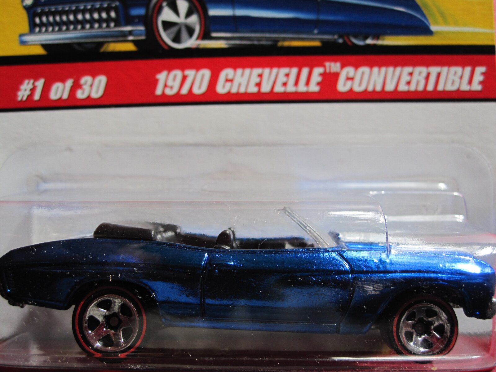 Hot Wheels 1970 Chevelle Convertible (Spectraflame Blue) 2005 Classics ...