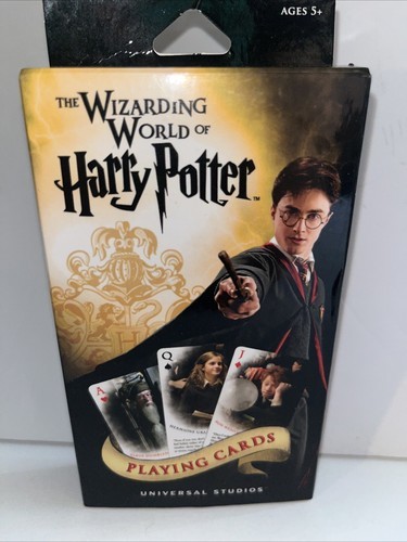 Wizarding World of Harry Potter Playing Cards Universal Studios New ...