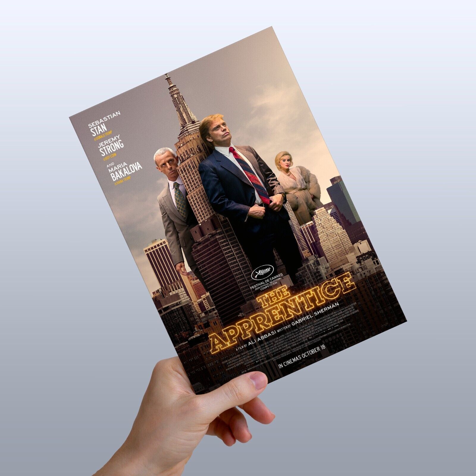 THE APPRENTICE movie poster 2024 Donald Trump Drama Film Wall Art Room ...