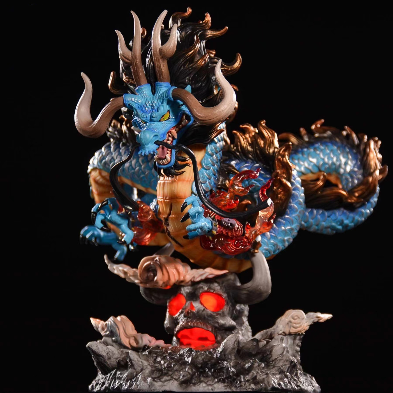 One Piece Action Figure GK Kaido Dragon Form Four Emperors With Lamp ...