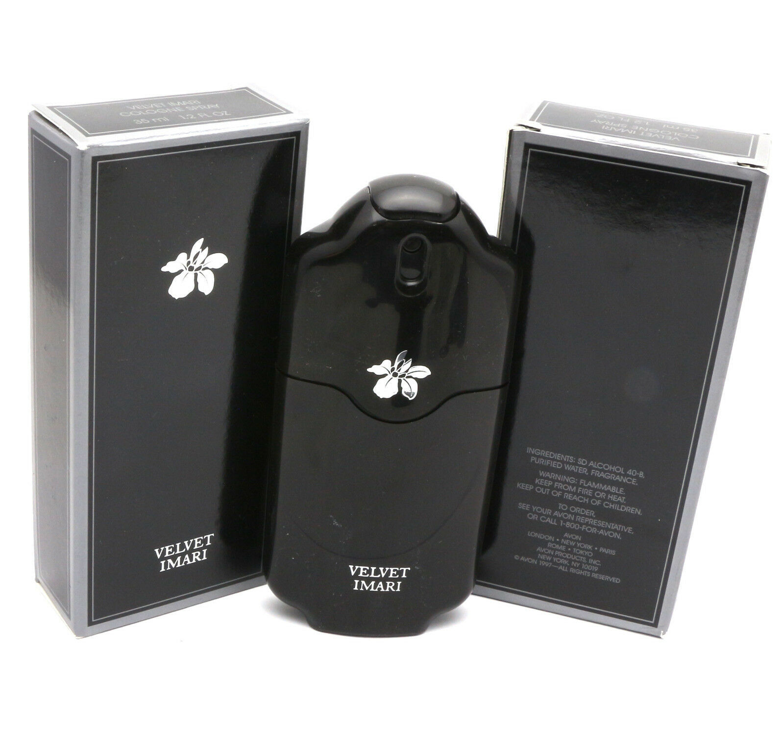 Vintage Avon VELVET IMARI 1997 Version Cologne Spray 1.2 oz / 35 ml New ...